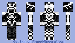 Black & White Minecraft Skin