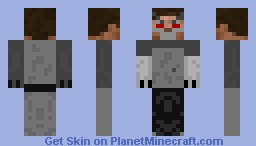 Black Anonymous Assassin Minecraft Skin