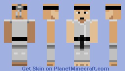 Black Belt - Karate Minecraft Skin