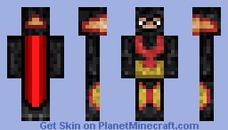 Black Night (with cape) Minecraft Skin