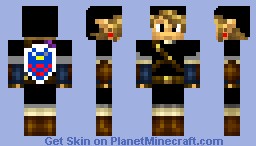 Dark Tunic Link Minecraft Skin