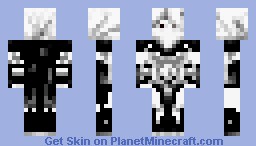 Black And White Minecraft Skin