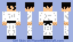 Black belt Minecraft Skin