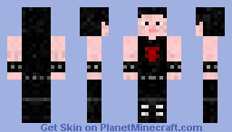 Gothic/Black metal dude Minecraft Skin