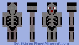 Black Skeleton Minecraft Skin