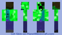 Creeper-Zombie Hybrid Minecraft Skin