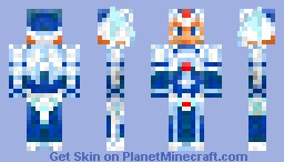 Ice Warrior Minecraft Skin