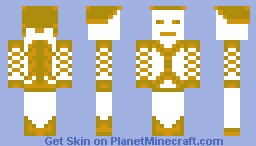 White Bling Minecraft Skin
