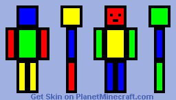 Block man (made by WreEby123 Minecraft Skin