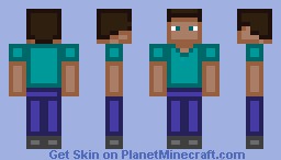 Simple Steve. A Sweet Skin By BrasilianCrafter ;3 Minecraft Skin