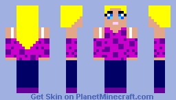 Blonde with Spot Top Minecraft Skin