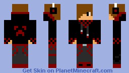 Blood Creeper Hoodie Minecraft Skin