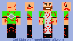 The Bloody Butcher Minecraft Skin