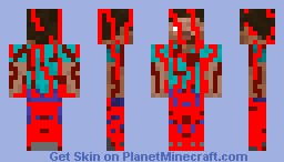 Bloody Steve Minecraft Skin