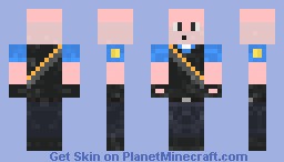 Team Fortress 2- Blu Heavy Minecraft Skin
