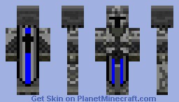 Blue Knight Minecraft Skin