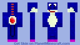 Blue Yoshi Minecraft Skin