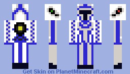 Blue Hunter Minecraft Skin