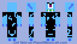 Blue Alien Minecraft Skin