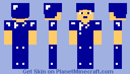 Blue Armour Guy Minecraft Skin