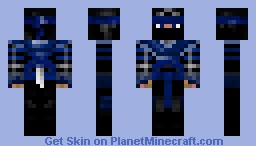 Blue-Black ninja (Friend skin-request) Minecraft Skin