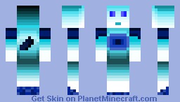 Blue Bot Minecraft Skin
