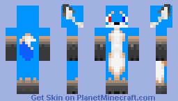 Blue Fox Minecraft Skin