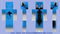 Blue Fox Minecraft Skin