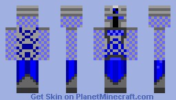 Blue Knight Minecraft Skin