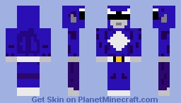 Blue Powerranger Minecraft Skin