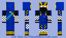 Blue Samurai Minecraft Skin