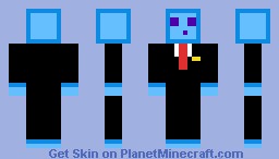 Blue Slime Suit Minecraft Skin