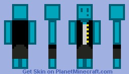 Blue Slime Minecraft Skin