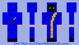 Blue Wizard Minecraft Skin