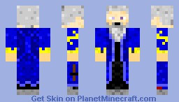 Blue Wizard Minecraft Skin