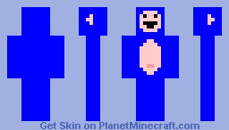 Blue Monkey Minecraft Skin
