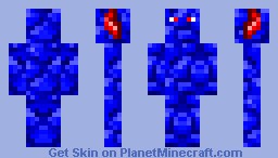 Blue Demon Minecraft Skin