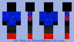 Blue demon Minecraft Skin