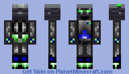 My Fave Robot Skin!!! Minecraft Skin