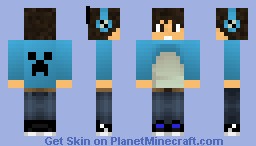Blue in the Face? Minecraft Skin