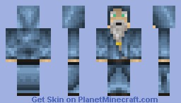 Blue Mage (3D hood) Minecraft Skin