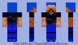 Blue Dude. Minecraft Skin