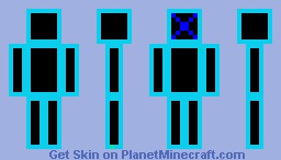Blue Man Minecraft Skin