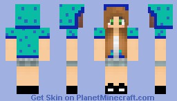 Ðℙαηⅾα- Polka Dot Blu Minecraft Skin