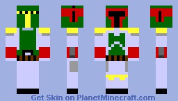 Boba Fett Minecraft Skin