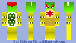 Bowser Minecraft Skin