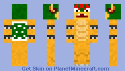 Bowser Minecraft Skin
