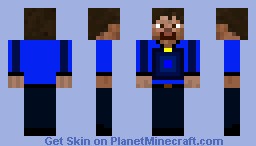 Person with necklace Minecraft Skin