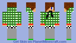Boy Green Minecraft Skin
