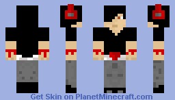 Goth boy Minecraft Skin